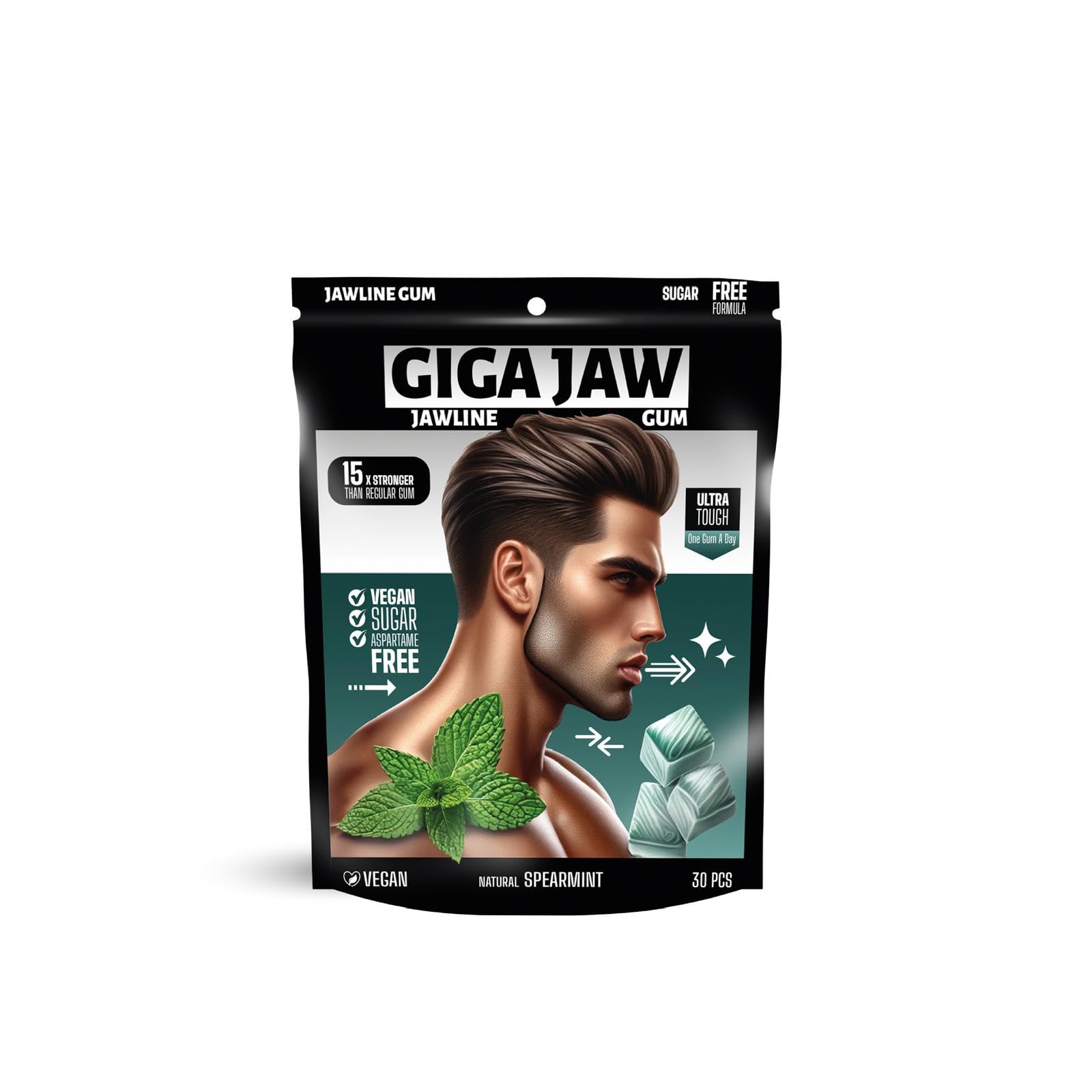 Amazon.com : GigaJaw Jawline Gum - 15X Hardness for Effective Facial ...