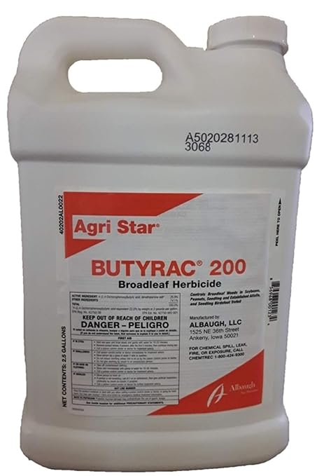 Amazon.com : Butyrac 200 Herbicide - 2.5 Gallons : Patio, Lawn & Garden