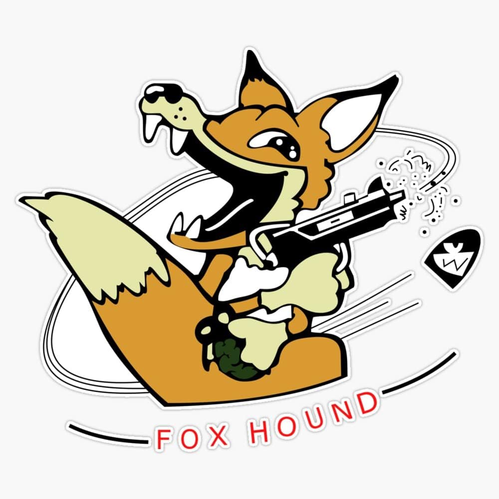 Amazon.com: Mgs - 90'S Foxhound Insignia Vinyl Sticker Laptop Decal ...