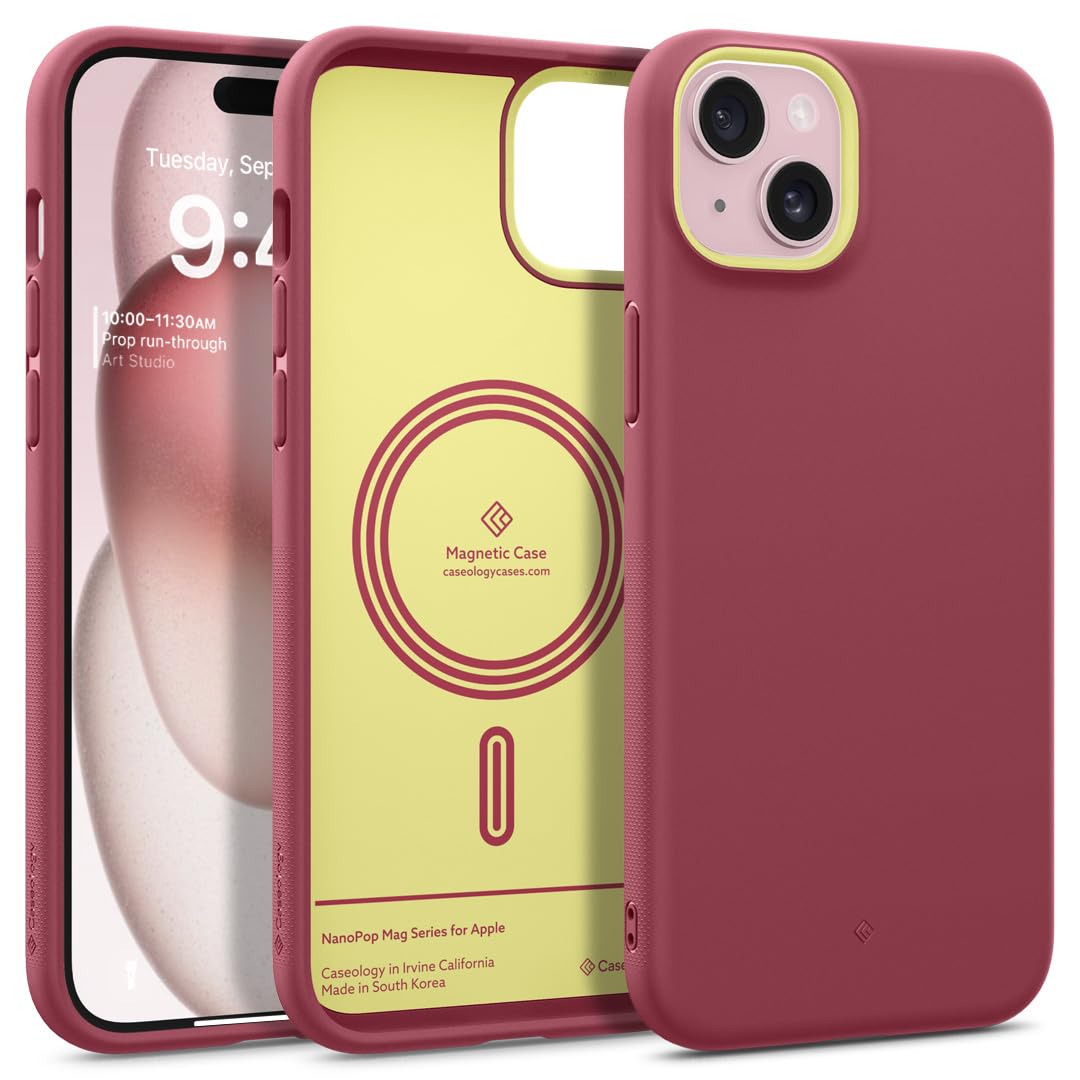 Amazon.com: Caseology Nano Pop Mag for iPhone 15 Case [Dual Layer ...