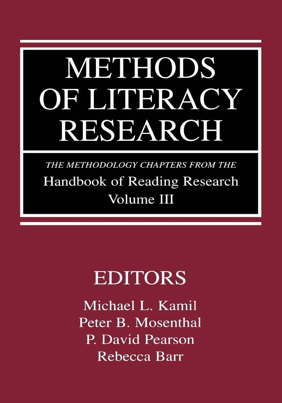 Amazon.com: Methods of Literacy Research: 9780805838077: Kamil, Michael ...