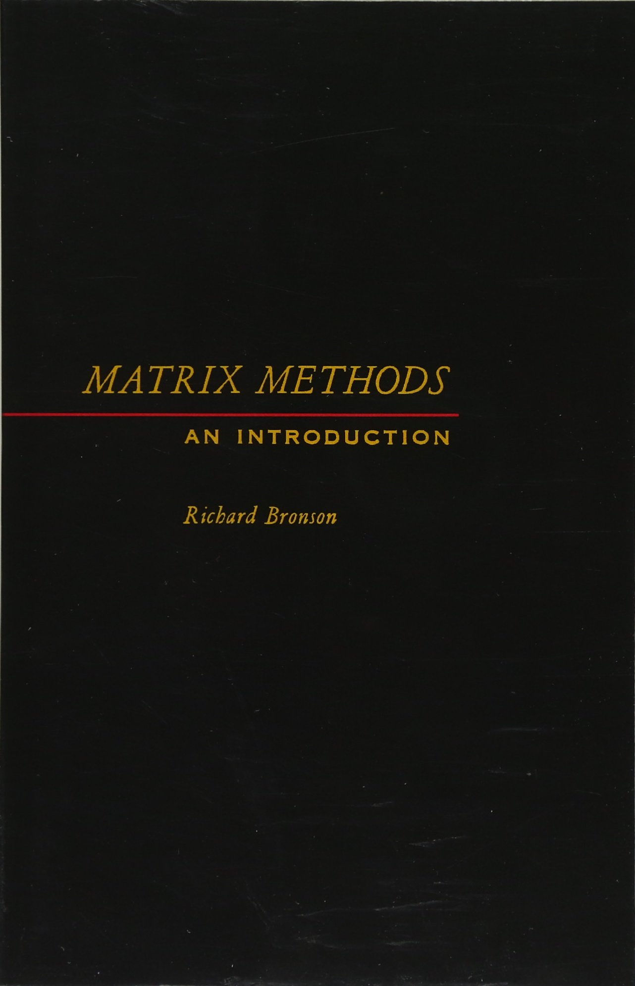 Amazon | Matrix Methods: An Introduction | Bronson, Richard | Mathematics
