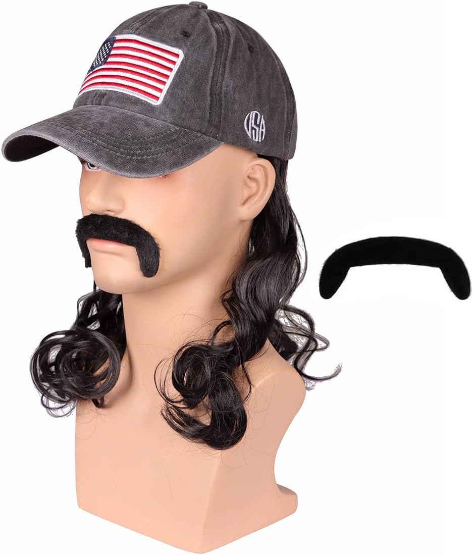 Amazon.com: HandinHandCreations USA Stars and Stripes Brown King Mullet ...