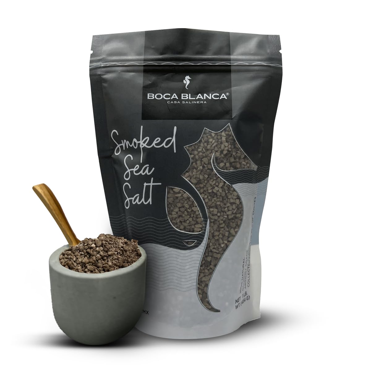 Amazon.com : Boca Blanca – Mesquite Smoked Salt - Premium Smoked Salts for Cooking - 100% ...