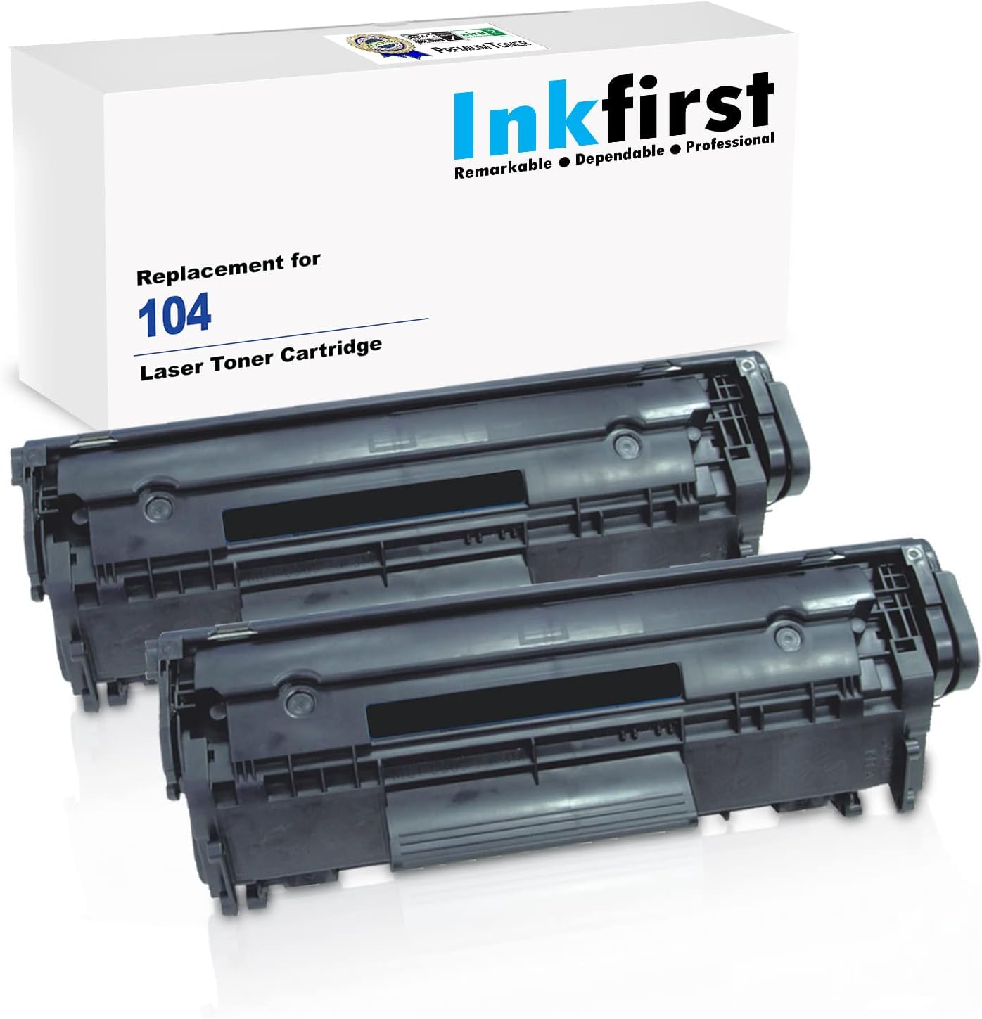 2 Inkfirst Compatible Toner Cartridges Replacement for Canon 104 FX9 ...