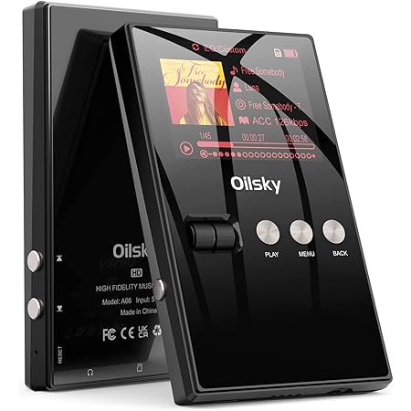 Amazon.com: 32GB MP3 Player with Bluetooth 5.0, Phinistec Z6 Digital ...