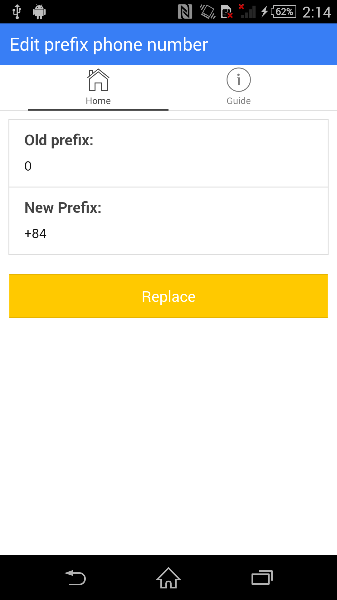 Change prefix number:Amazon.co.uk:Appstore for Android