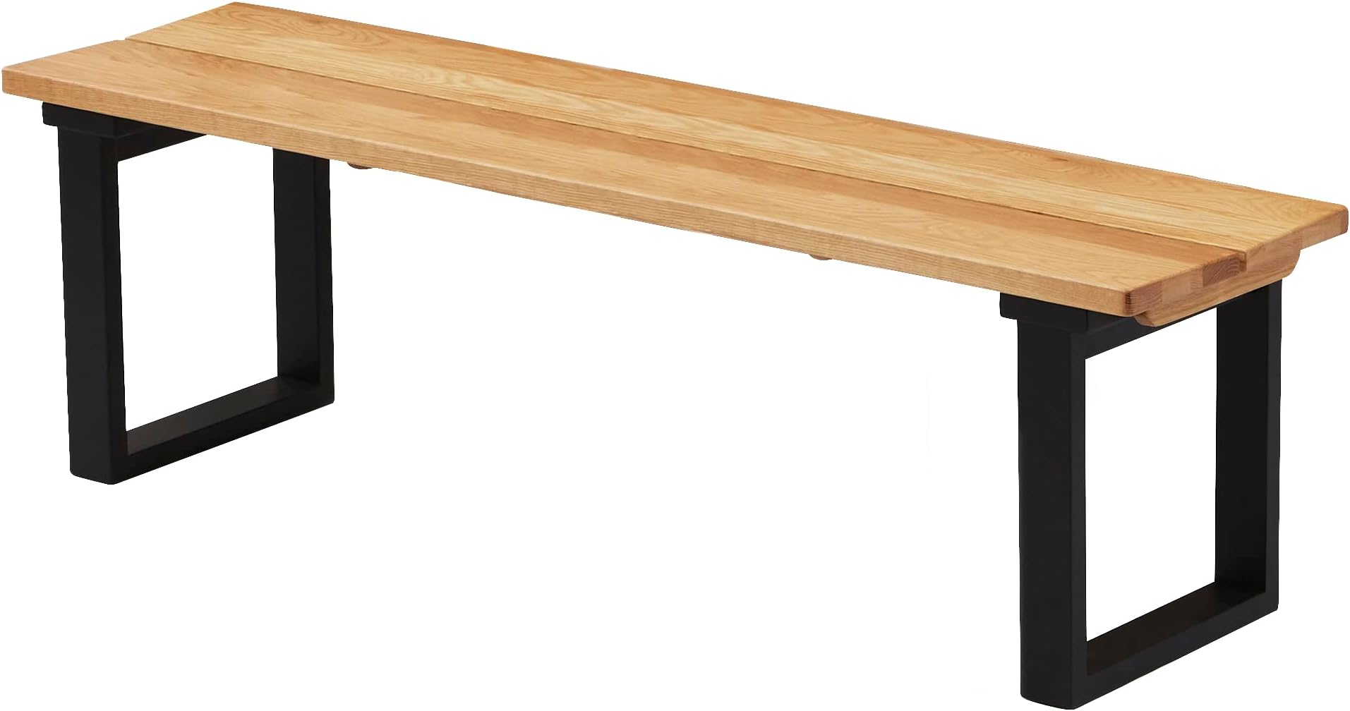 Amazon｜関家具(Sekikagu) 大川家具 ダイニングベンチ オーク 幅140 オーク無垢座面 ロの字脚 328349｜ダイニング ...