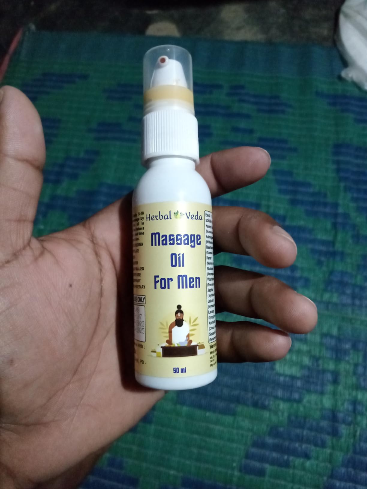 Herbal Veda Massage Oil | 50ml | Pack Of 1 : Amazon.in: Health ...