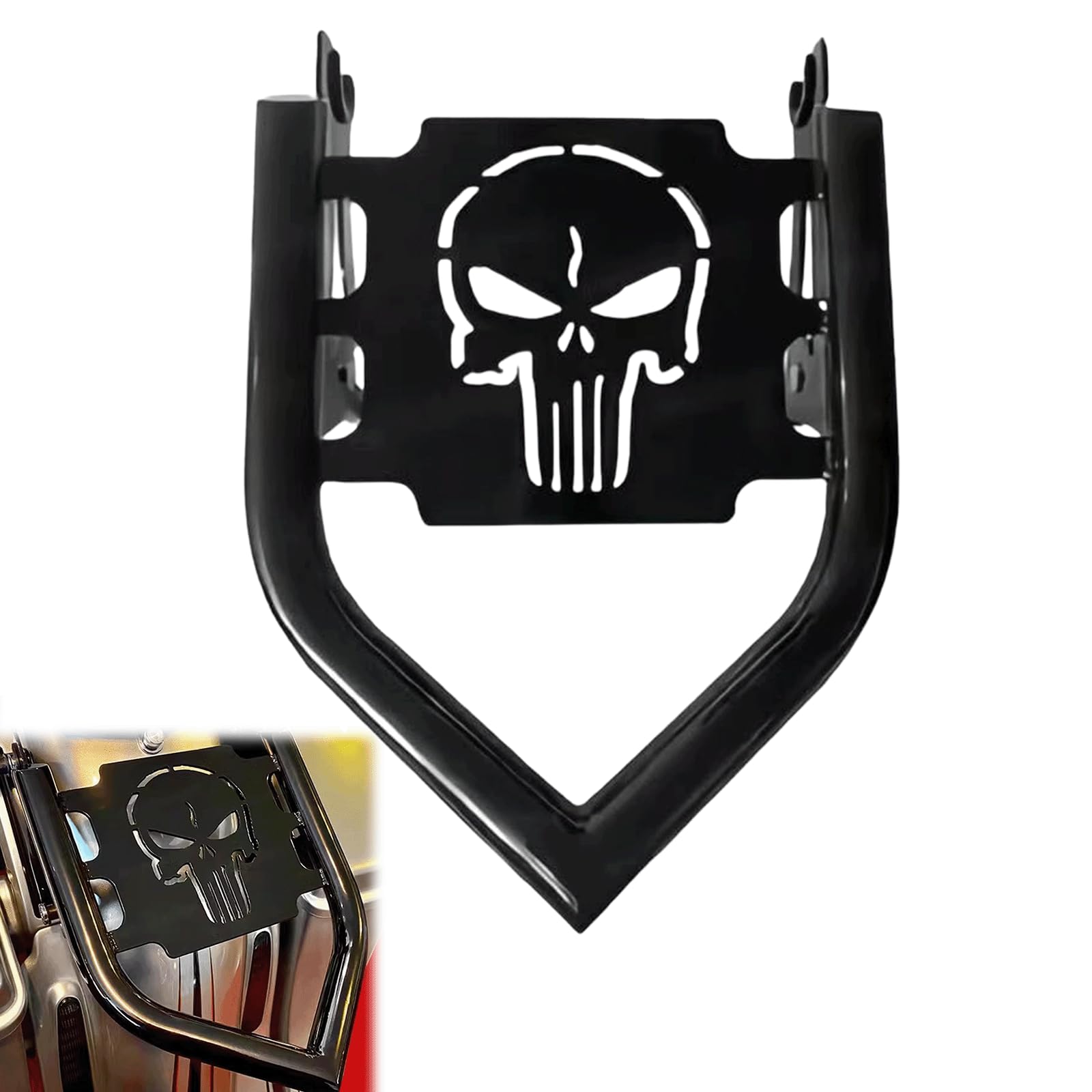 VPZMT Luggage Rack Rear Grab Handles Bracket Kit Fits for Harley ...