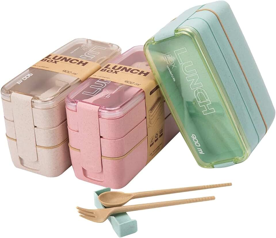 Amazon.com: Bento Boxes - Bento Boxes / Lunch Boxes & Bags: Home & Kitchen