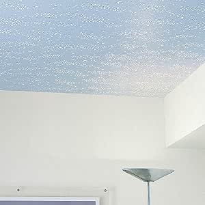 Amazon | 壁紙屋本舗 壁紙 生のり付き クロス 蓄光 星空 天体 サンゲツ RE55953 幅93cm×15m 替刃付き 【受注生産品・キャンセル不可】 | 壁紙