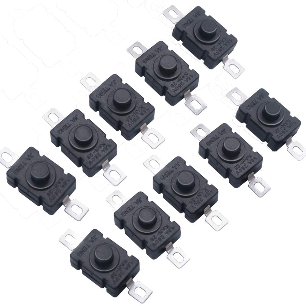 Snapklik.com : Mxuteuk 30pcs Latching Micro Mini ON/Off Switch Self ...