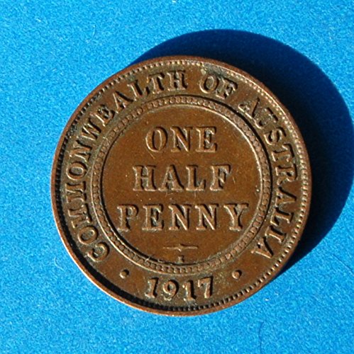 Australia One Half Penny 1917 Coin at Amazon's Collectible Coins Store