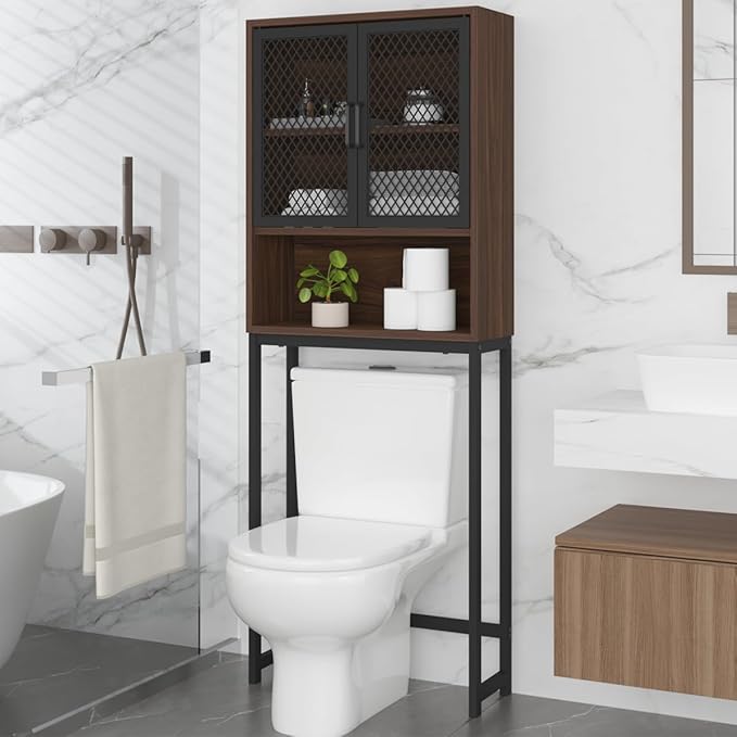 Amazon.com: Launica Over the Toilet Storage Cabinet, Over Toilet ...