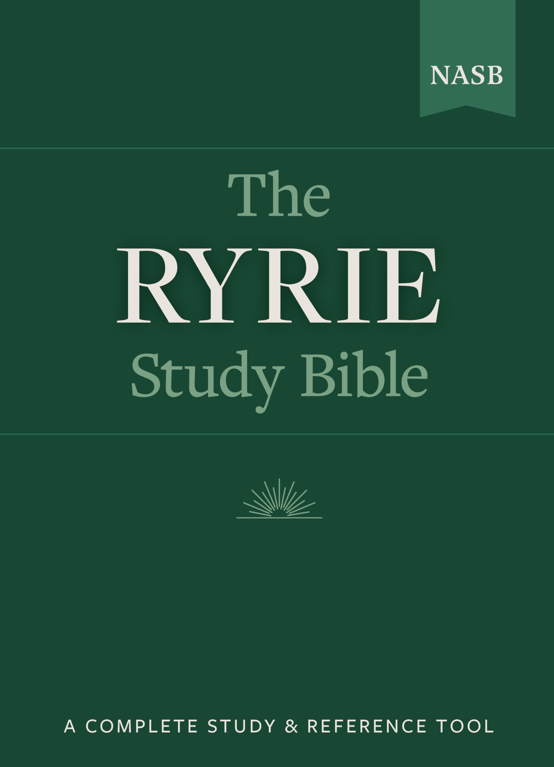 The Ryrie NAS Study Bible Genuine Leather Black Red Letter (New ...