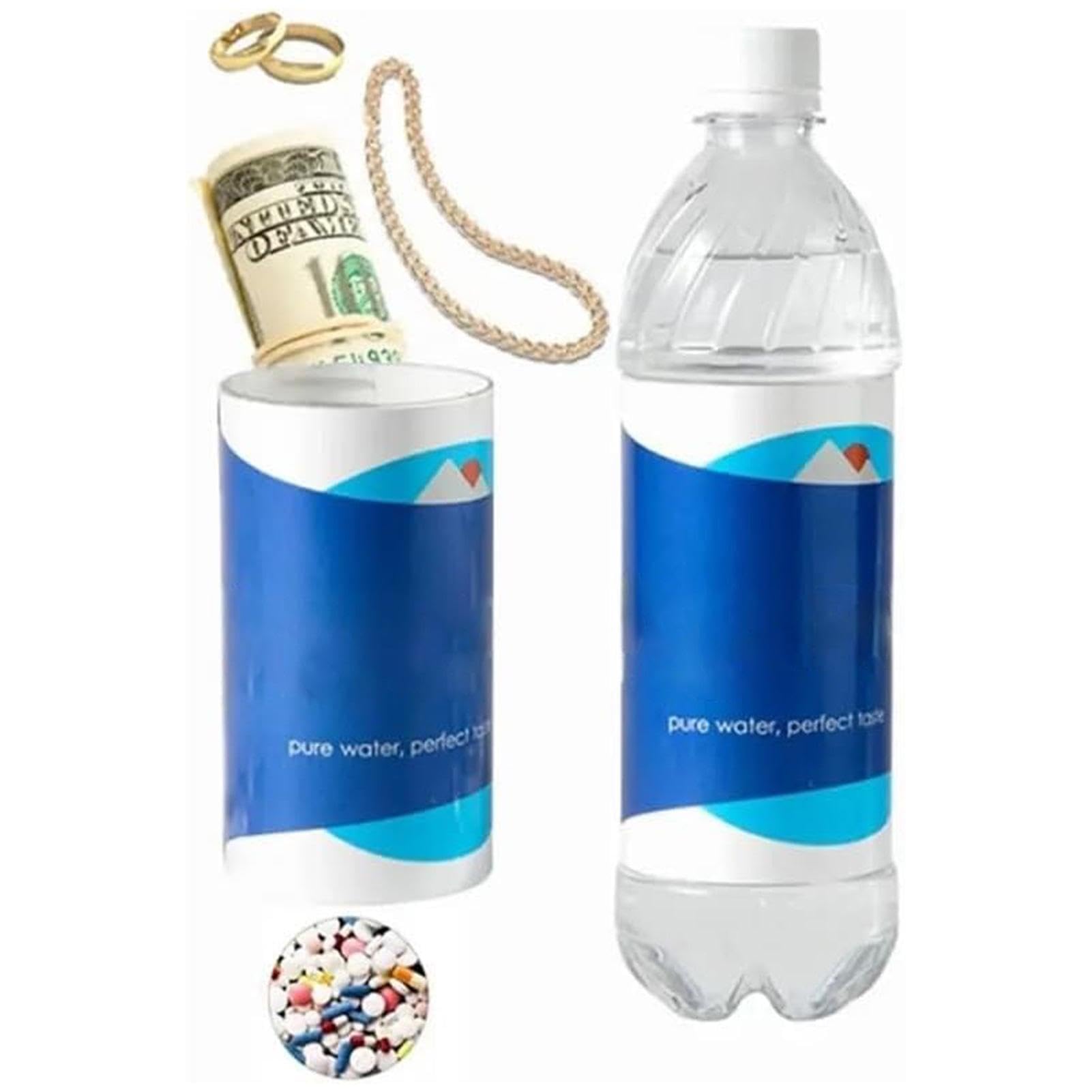 Botella De Agua Falsa, Botella De Agua Oculta, Esconder Dinero ...