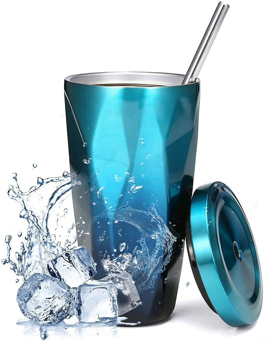 SQUICKLE Stainless Steel Double Wall Vacuum Insulated Travel Sipper ...