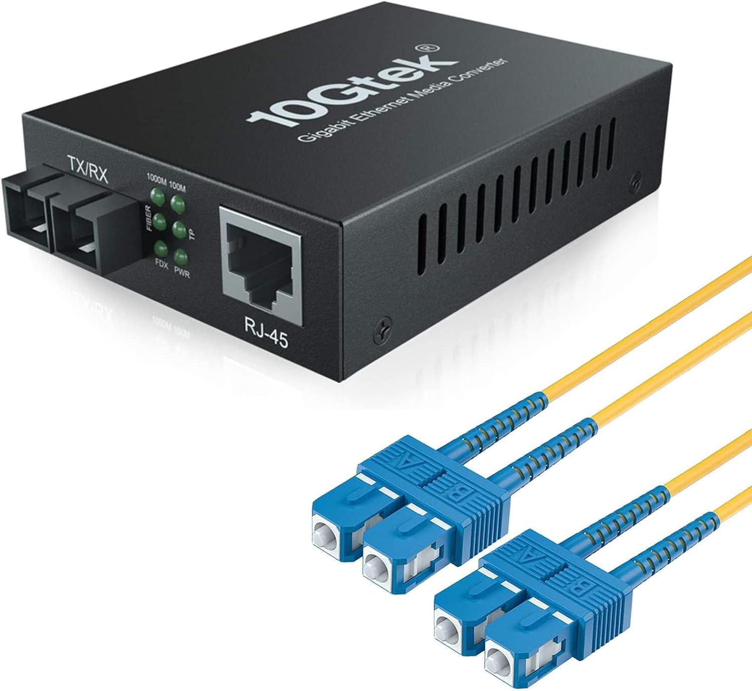 Amazon.com: 10Gtek 1 Pack of 1.5M OS2 SC to SC Fiber Patch Cable and 1 ...