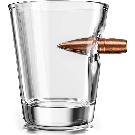 Amazon.com | The Original BenShot Shot Glass with Real .308 Bullet ...