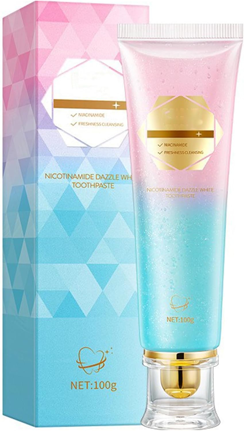 Amazon.com: Nicotinamide Toothpaste, Enamel Safe Gel with Natural Stain ...