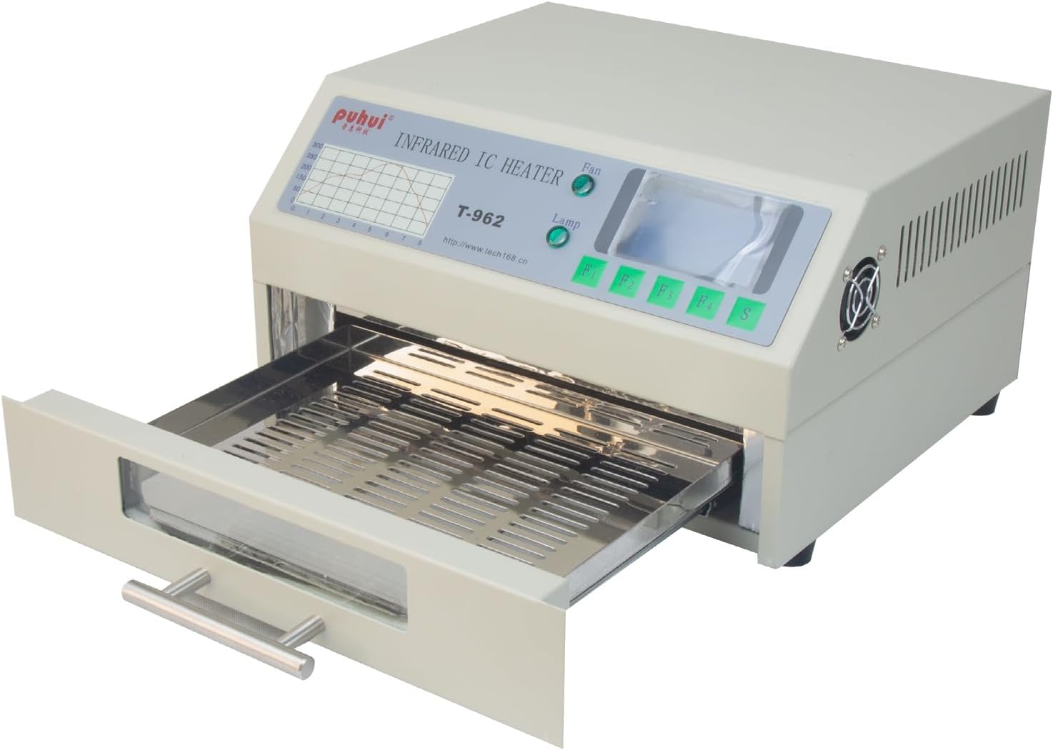 Mini Reflow Soldering Station, T962 Reflow Oven 800W, Intelligent Infrared IC Heater Automatic ...