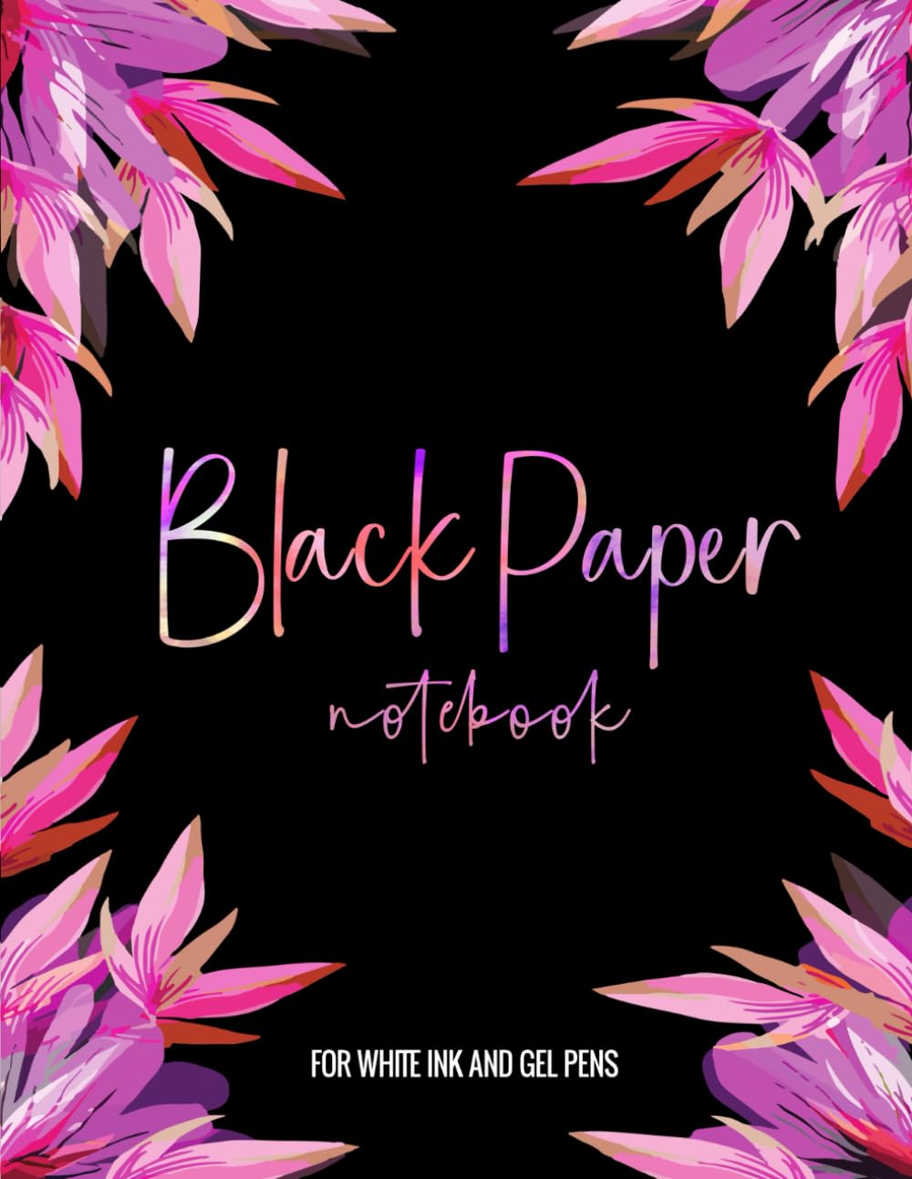 Amazon.com: Black Paper Notebook for White Ink and Gel Pens: A Black ...