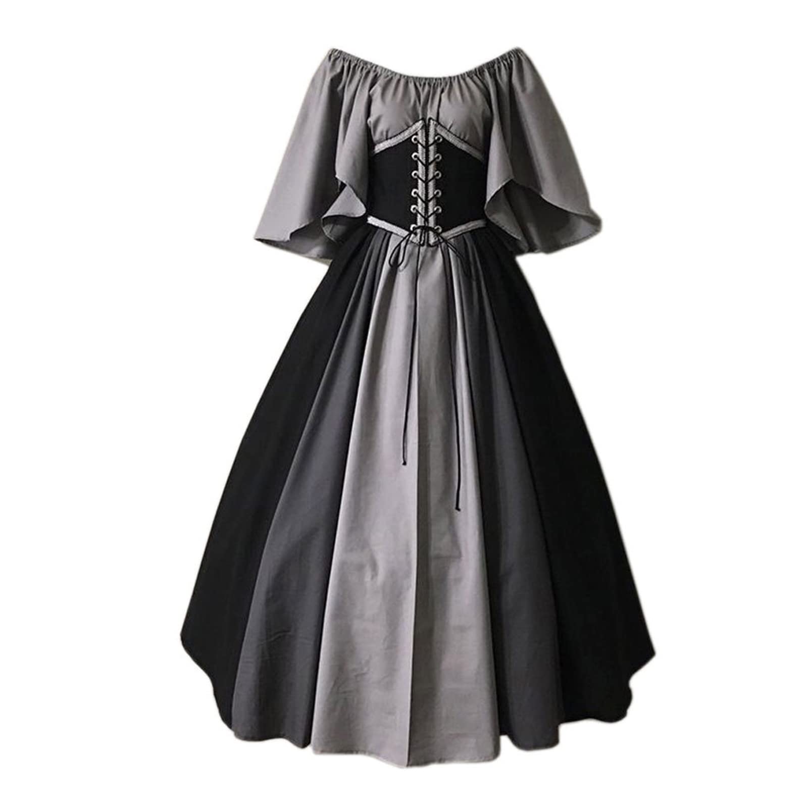 Amazon.com: Women's Medieval Renaissance Costume Cosplay Over Dress ...