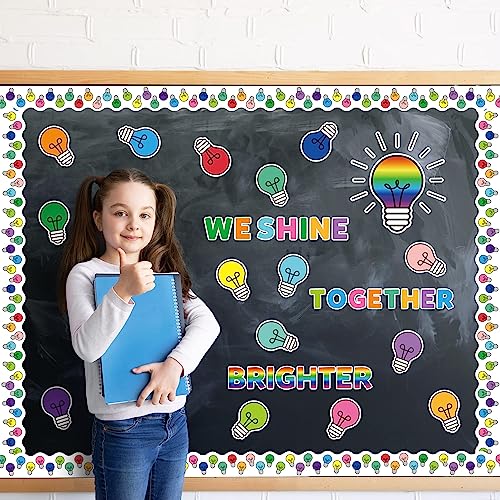 Snapklik.com : 137Pcs Christmas Light Bulb Bulletin Board Back To ...