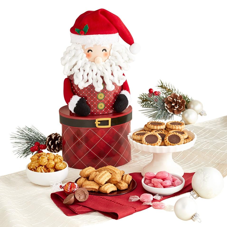 Amazon.com : GreatFoods Santa Stacking Keepsake Tower of Sweet Treats ...