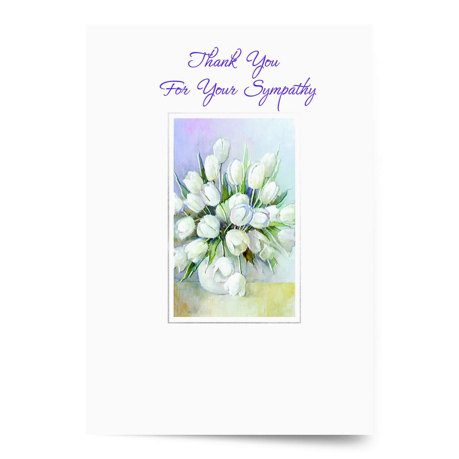 Buy Designer Greetings Thank You for Your Sympathy Cards, Vase of ...