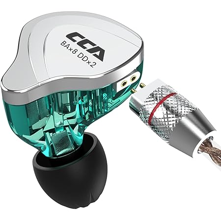 Amazon.com: CCA C10 in Ear Monitor Headphone 10 Hybrid Drivers Wired Earbud 4BA 1DD HiFi IEM ...