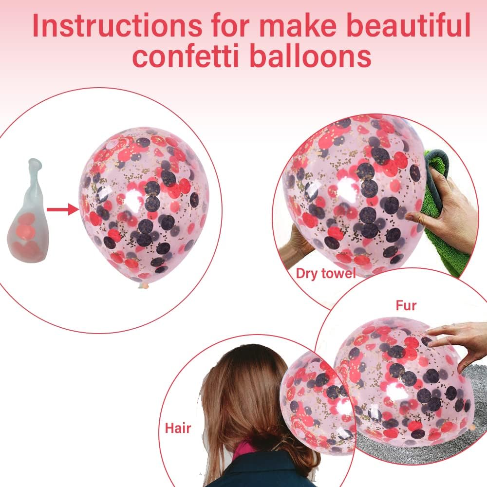 Minhero – Decoraciones de cumpleaños número 54, color rojo y negro ...