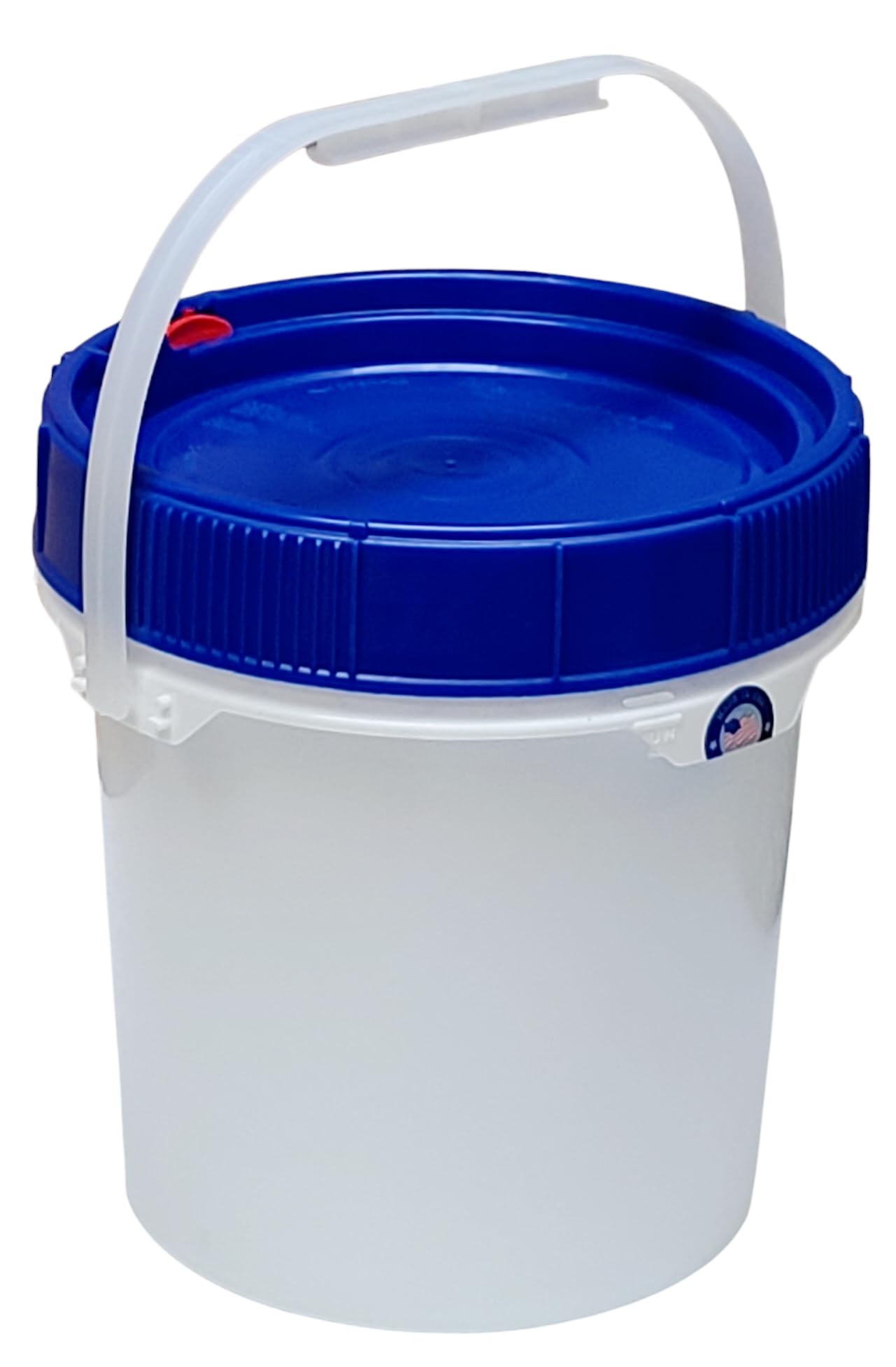 Amazon.com: 5 Gallon Bucket with Screw Top Lid & Handle Food Safe HDPE ...