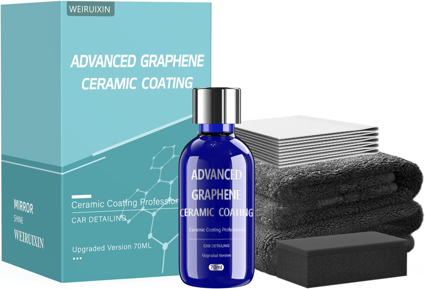 Advanced Graphene Ceramic Coating for Cars(70ML),12H Graphene Coating ...
