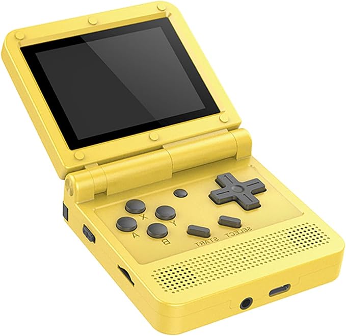 Amazon.com: Goolrc Handheld Game Console 3-inch IPS Screen Open Flip ...