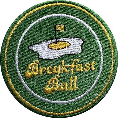 Amazon.com: Zolawe Breakfast Ball Patch, Sew On Iron Embroidery Golf ...