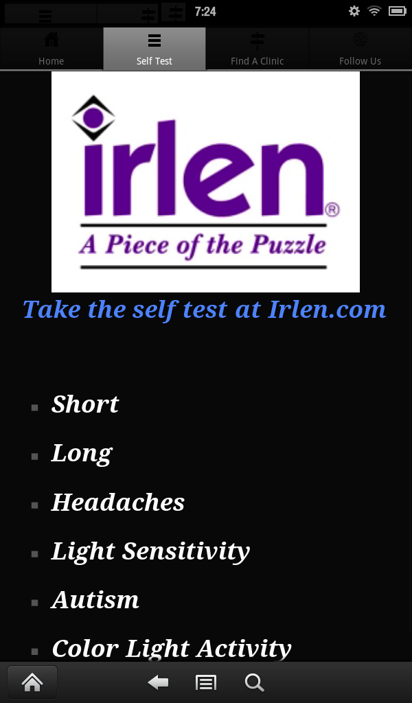 Irlen Info App - App on Amazon Appstore