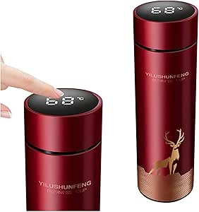 Amazon.co.jp: 500ML 水筒 真空断熱 ステンレス鋼 保温保冷 マグカップ ステンレスボトル ウォーターボトル スポーツボトル 携帯用 軽量 おしゃれ 直飲み 500ML ...