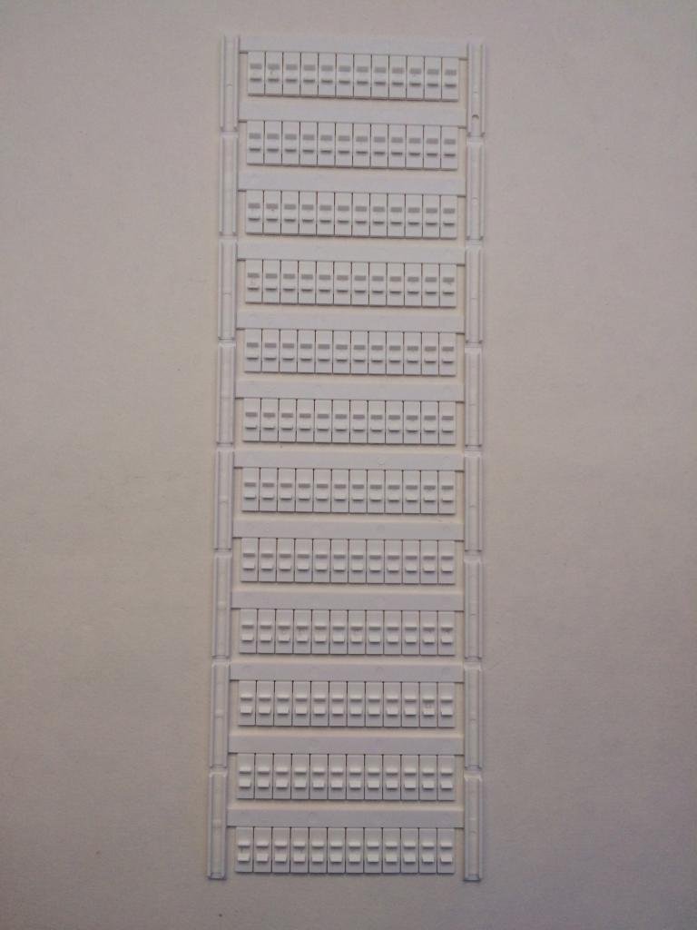 DK2.5 Terminal Labels Dinkle TM47W Terminal Block Marking Tags - White ...