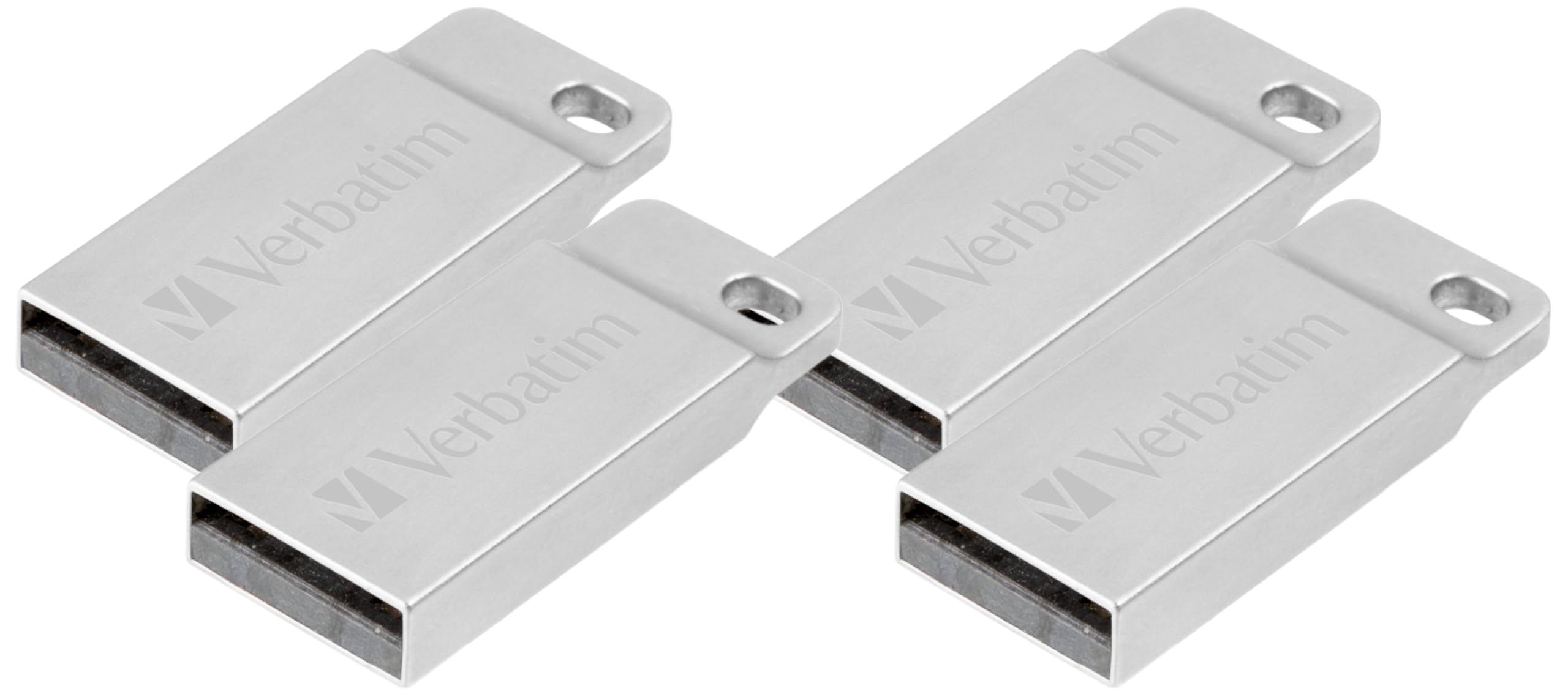 Amazon.com: Verbatim 32GB Metal Executive USB Flash Drive - Silver ...