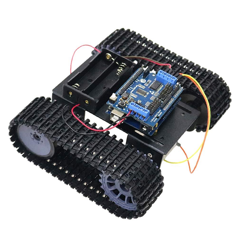 Buy Almencla Arduino WiFi Control Robot Smart Tank Chassis with Dual DC Motor Control Kit Online ...