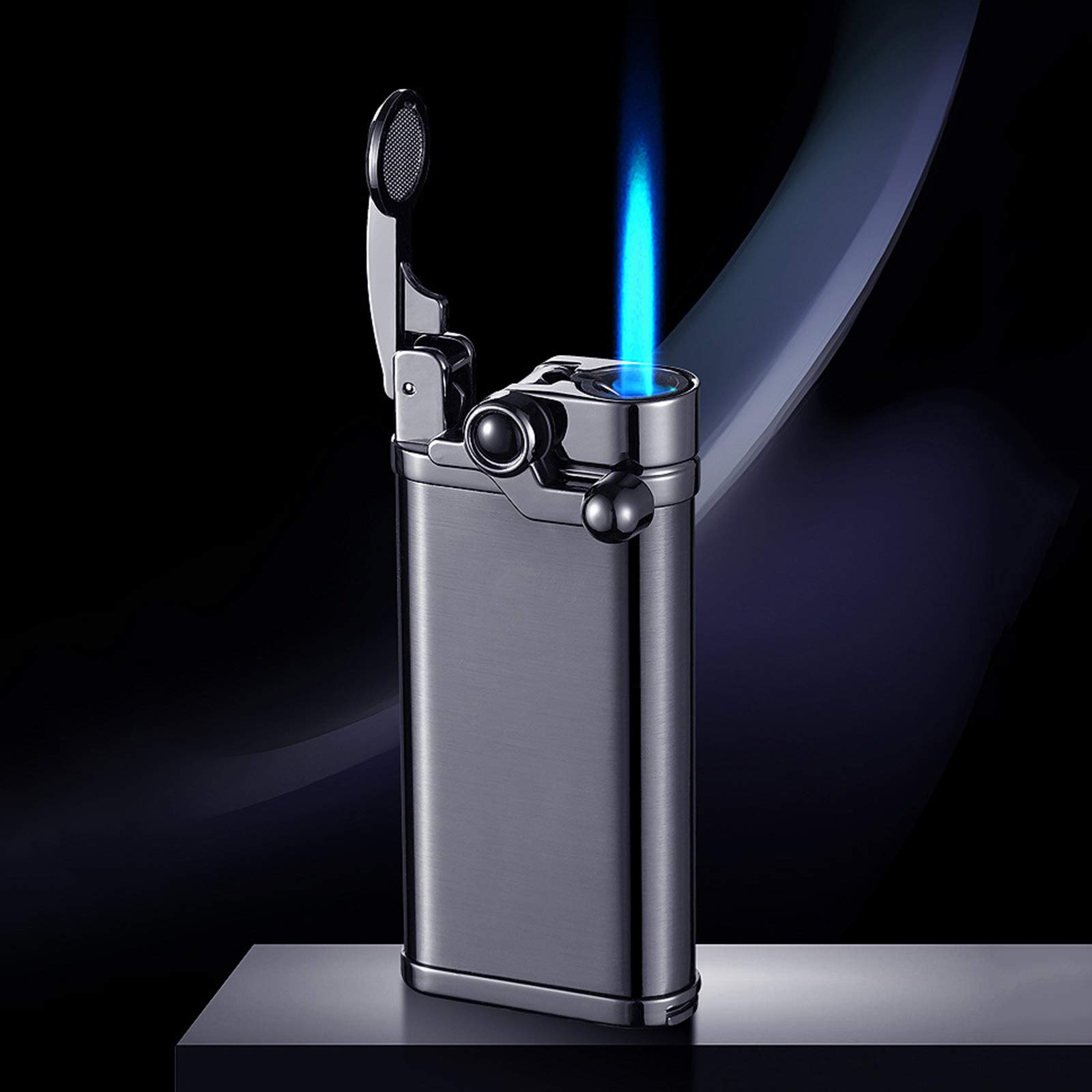 Buy Laicengo Jet Torch Lighter with Punch, Visible Tank and Adjustable ...