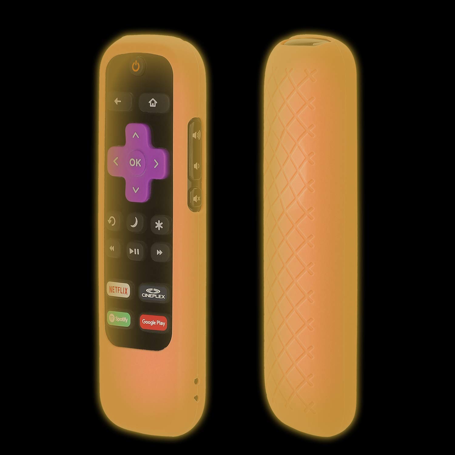 Amazon.com: [Nightglow Red] Case for Roku Express Remote, Akwox Light ...