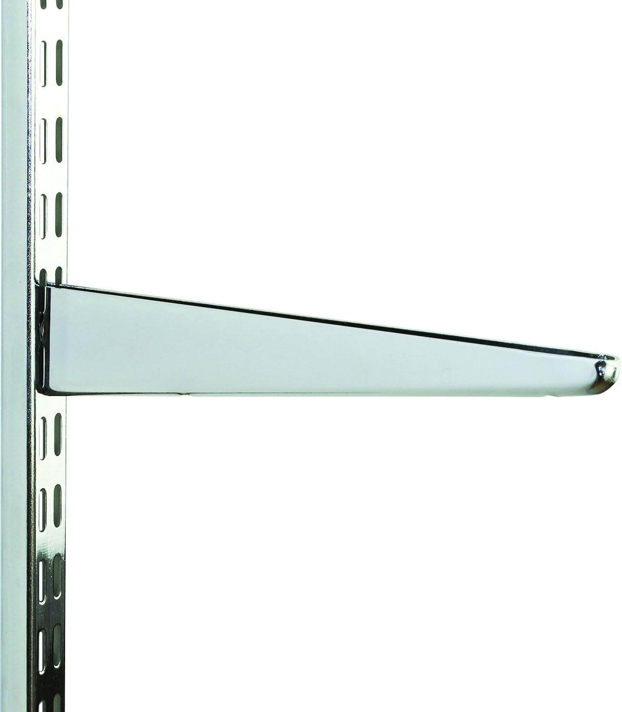 10 Pack 370mm Polished Chrome Watson Twin Slot Shelving Bracket ...