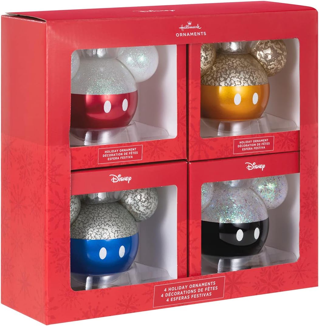 Amazon.com: Hallmark Christmas Ornaments, Disney Mickey Mouse with ...