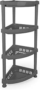 Amazon.com: Mintra Home Light Duty Plastic Storage Racks (Corner Rack ...
