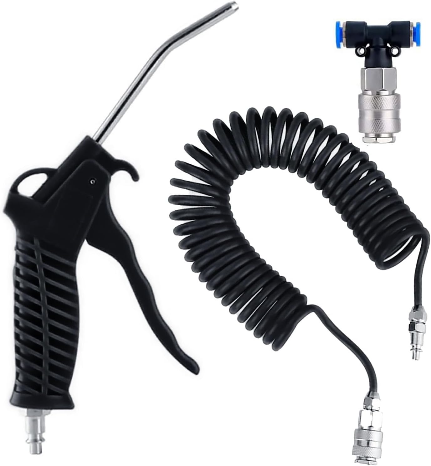 Truck Car Air Duster Gun with 5 Metre (5 * 8mm) Recoil Hose and 6 mm ...