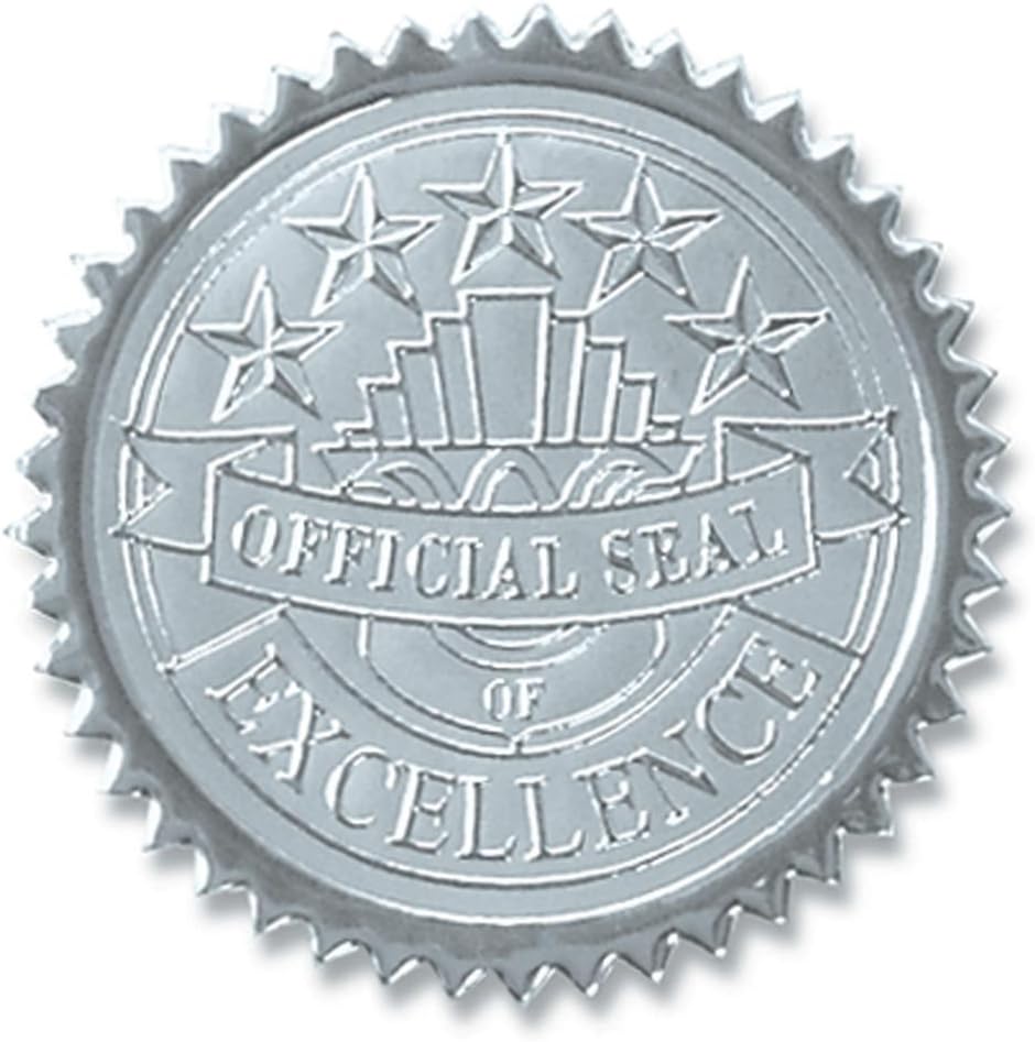 Amazon.com : Veltec 2” Glossy Self-Adhesive Foil Seal Labels for ...