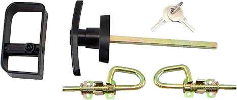 Amazon.com: Shed Windows and More, Shed T-Handle Lock Set 5-1/2" Black ...
